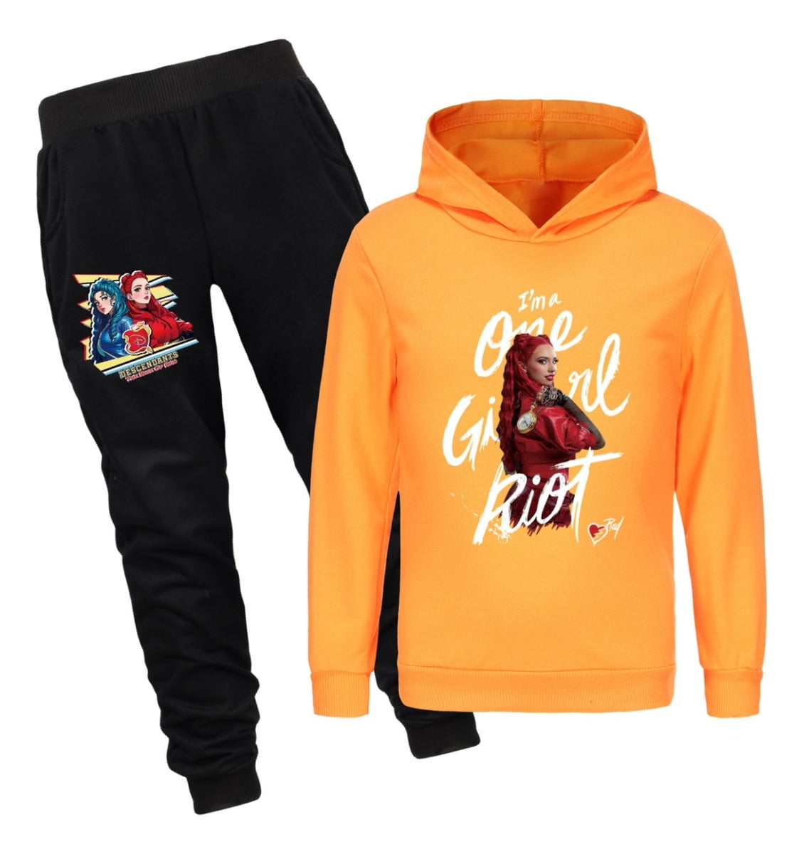 Girls Descendants 4 The Rise of Red Princess Red Hoodie Set – Cute ...