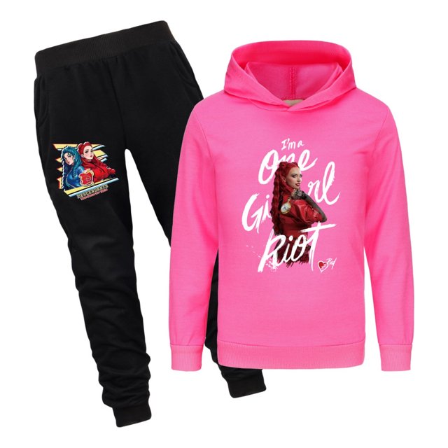 Girls Descendants 4 The Rise of Red Princess Red Hoodie Set – Cute ...