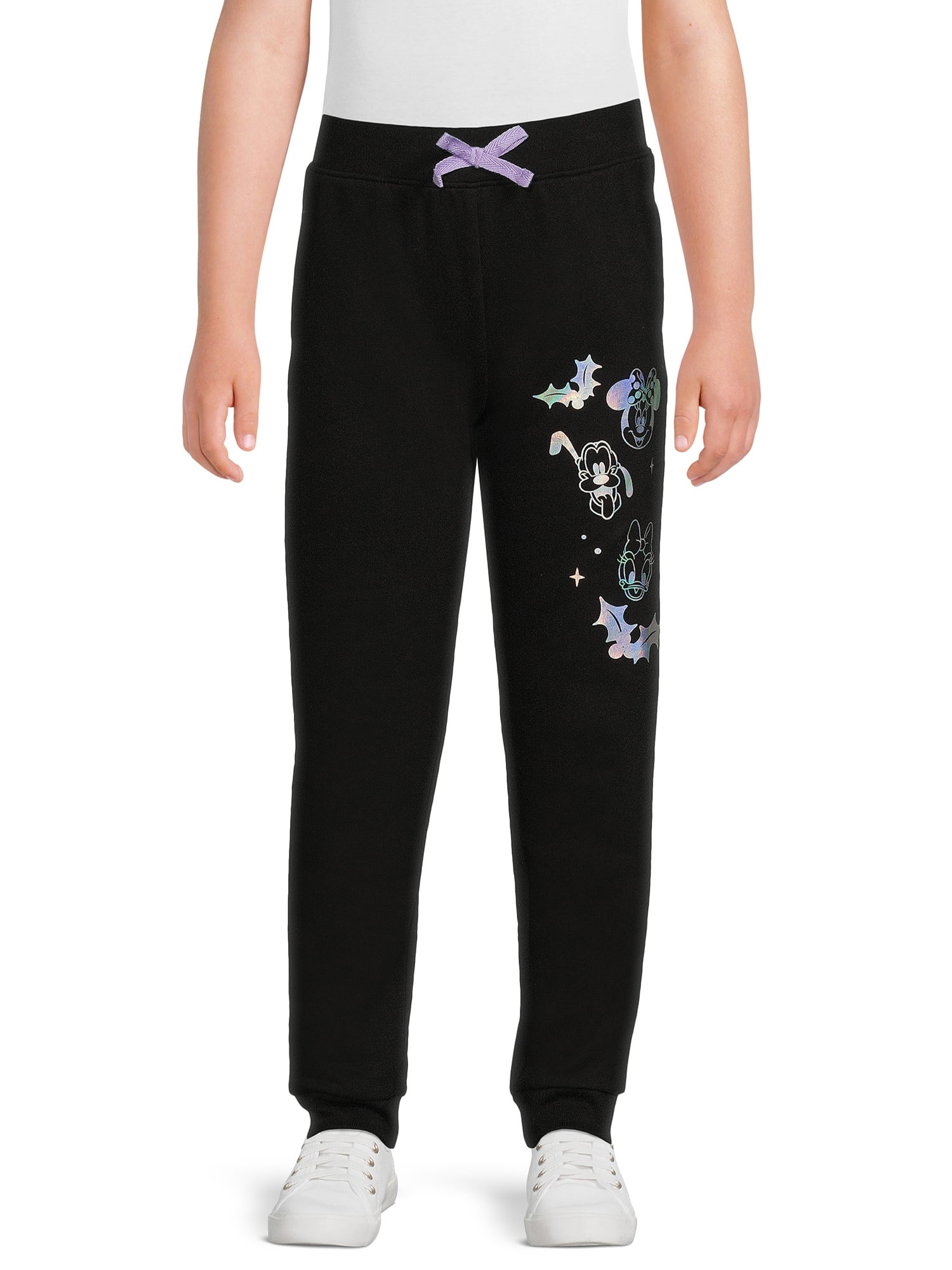 Girls Disney 100th Minnie Mouse & Friends Fleece Jogger Pant, Sizes 4 ...