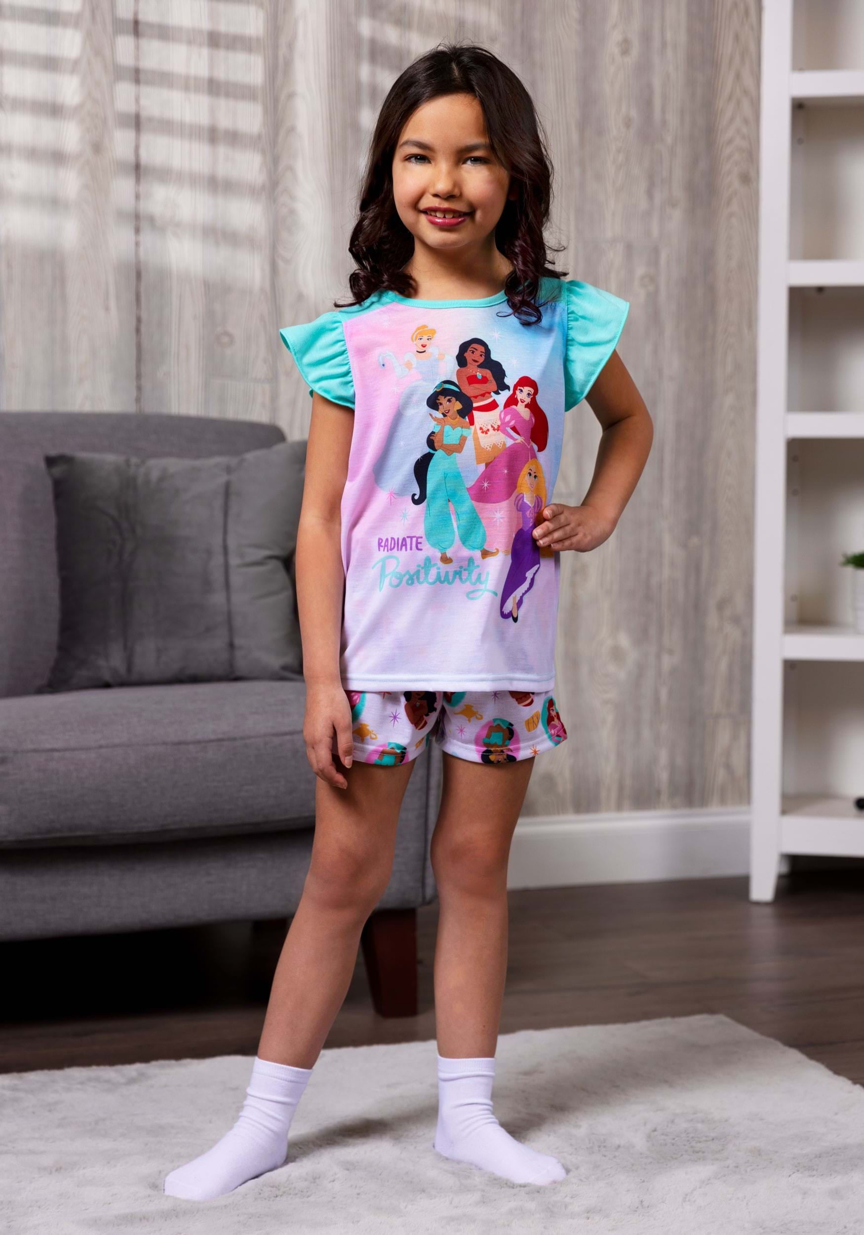 Girls Disney Princess Radiate Positivity Sleep Set - Walmart.com