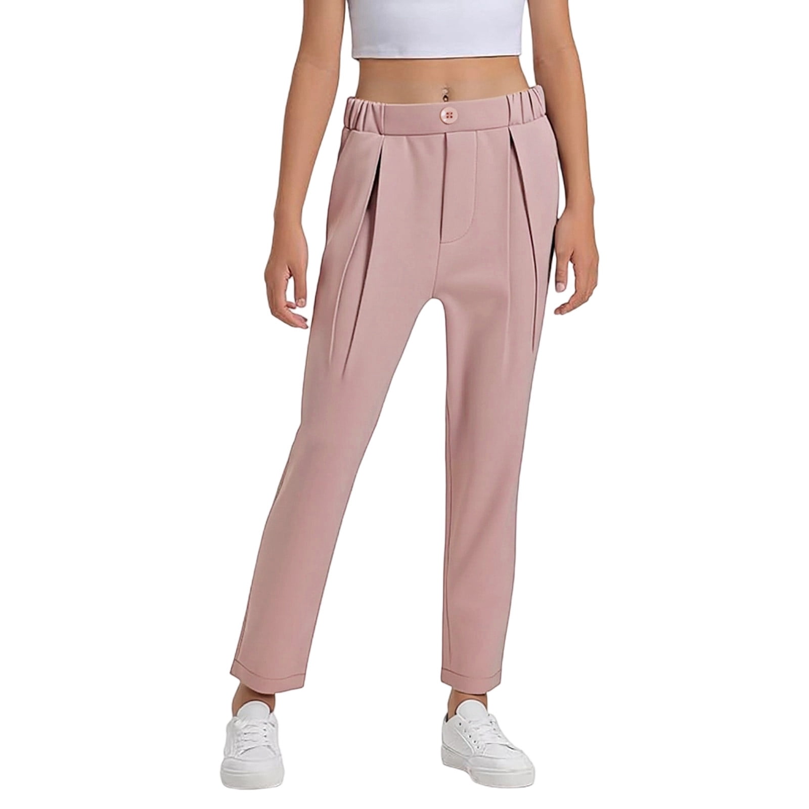 Girls Dress Pants Classic Trousers for School Performance and Casual ...