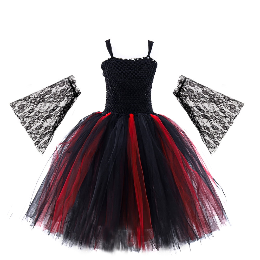 Girls Dress Performance Tutu Evening Dress Princess Dress，With Skirt ...