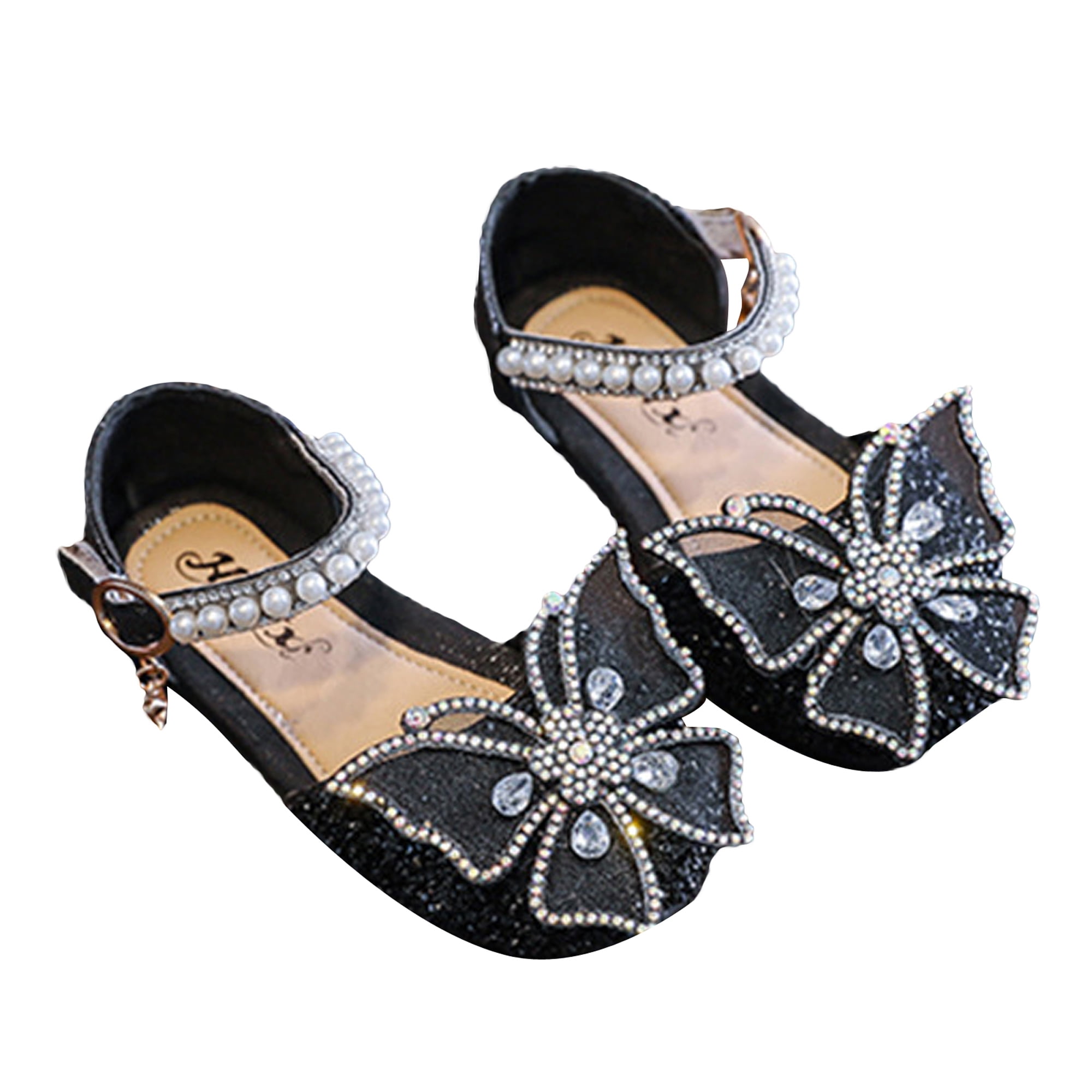 Girls Dress Shoes Mary Jane Shoes for Girls with Low Heel Princess ...
