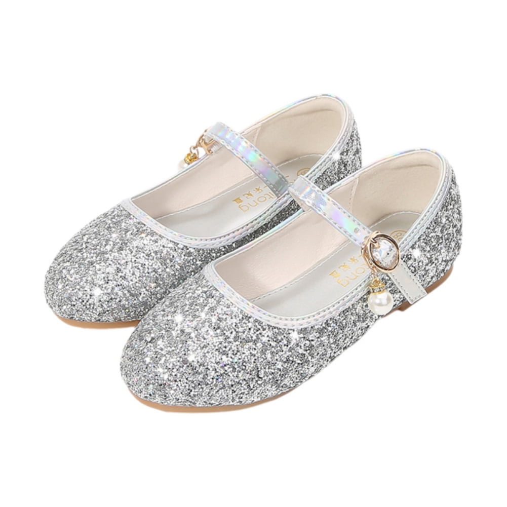 Girls Dress Shoes MaryJane Flower Wedding PartyBridesmaids Shoes ...