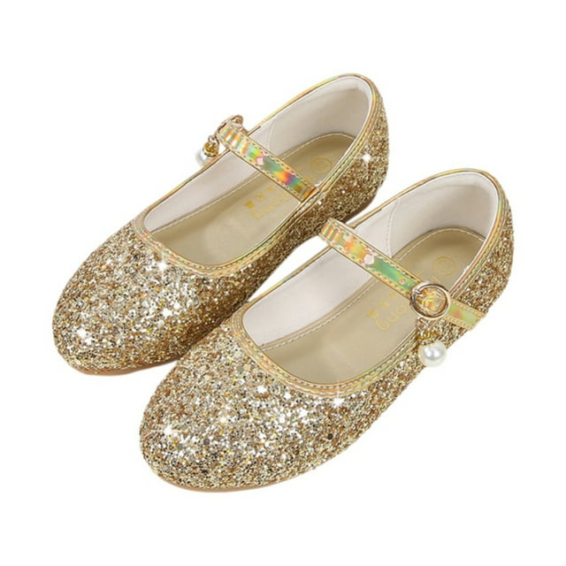 Girls Dress Shoes MaryJane Flower Wedding PartyBridesmaids Shoes ...