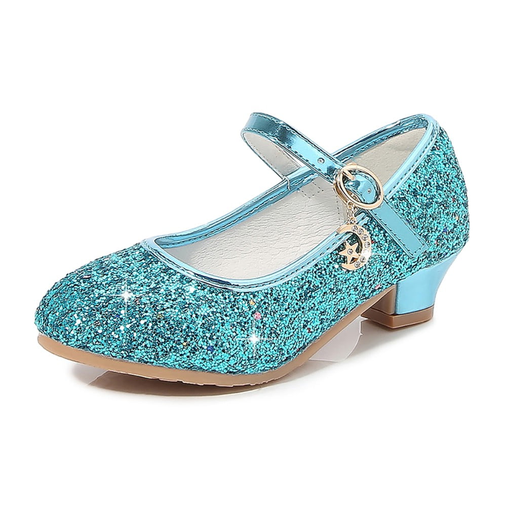 Girls Dress Up Shoes Sparkly Shoes for Girls Princess Mary Jane School ...