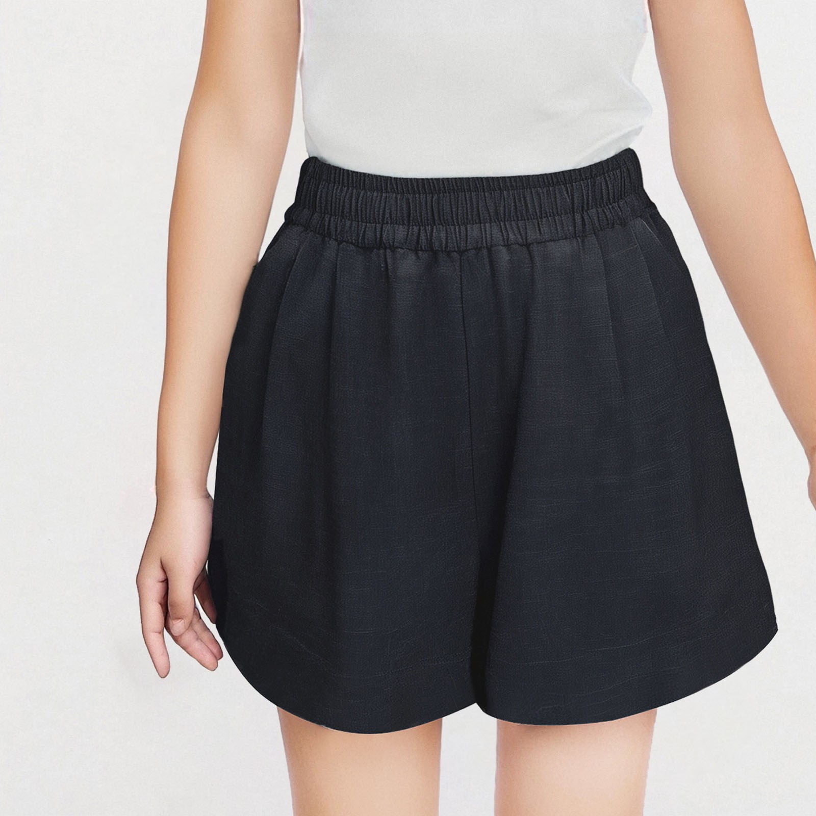 Girls Under Dress Shorts Children's Summer Loose and Casual Elastic ...