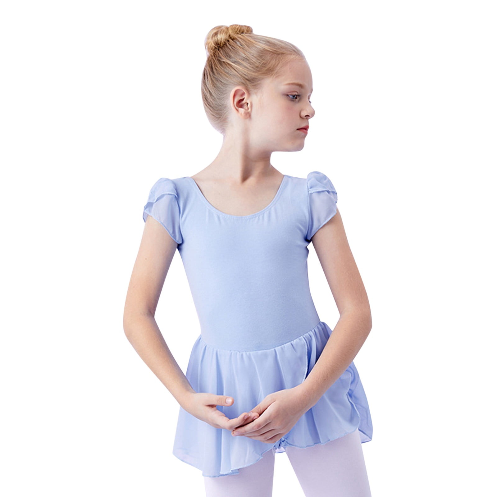 Girls' Dresses Ballet Leotard for Dance Flutter Sleeve Leotard ...