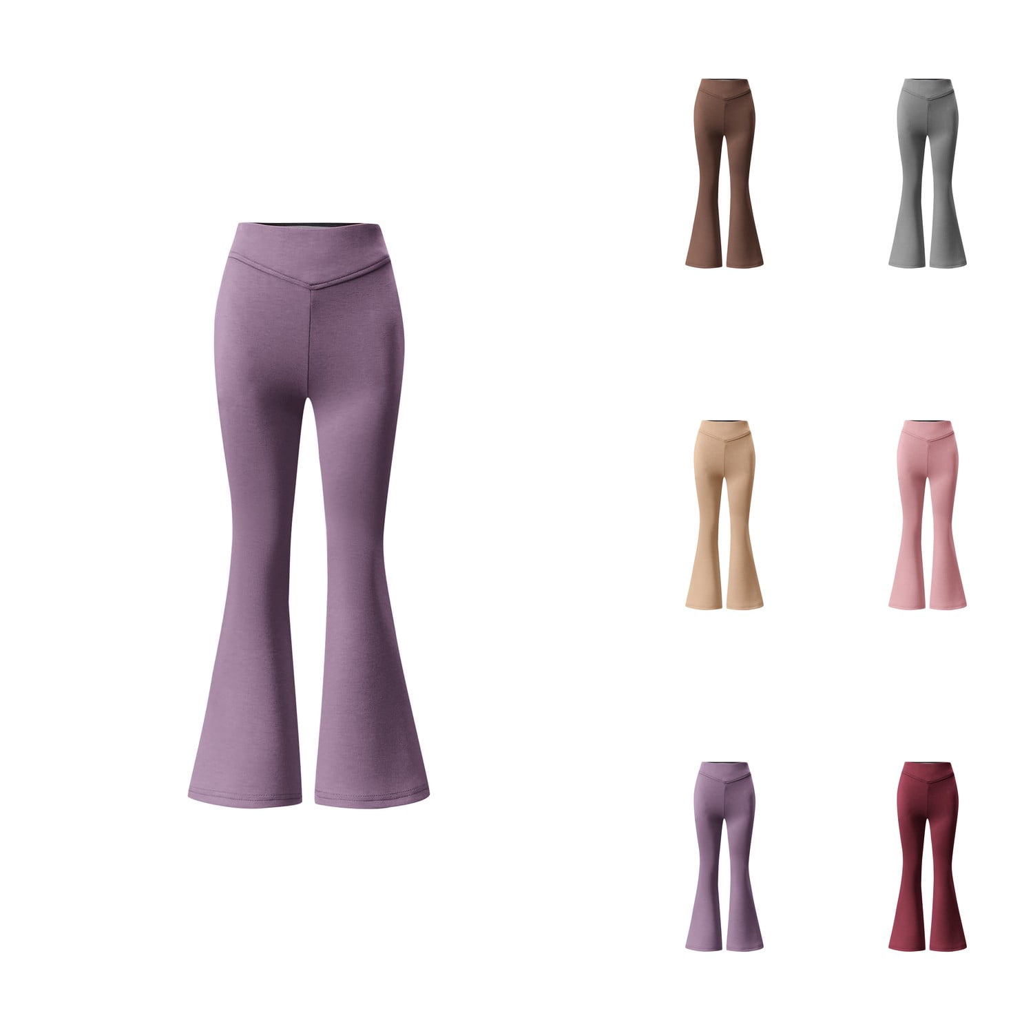 Girls Dressy Bottom Flare Pants School Uniformss Pants Size 5 14Years ...