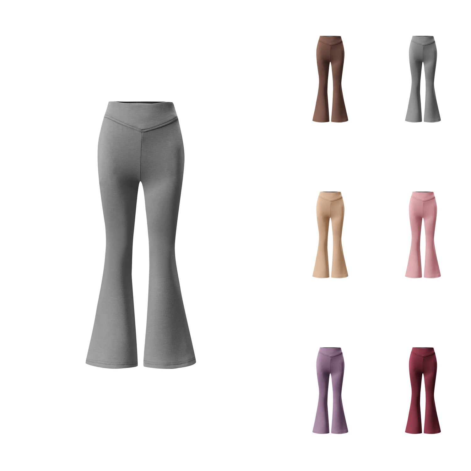 Girls Dressy Bottom Flare Pants School Uniformss Pants Size 5 14Years ...