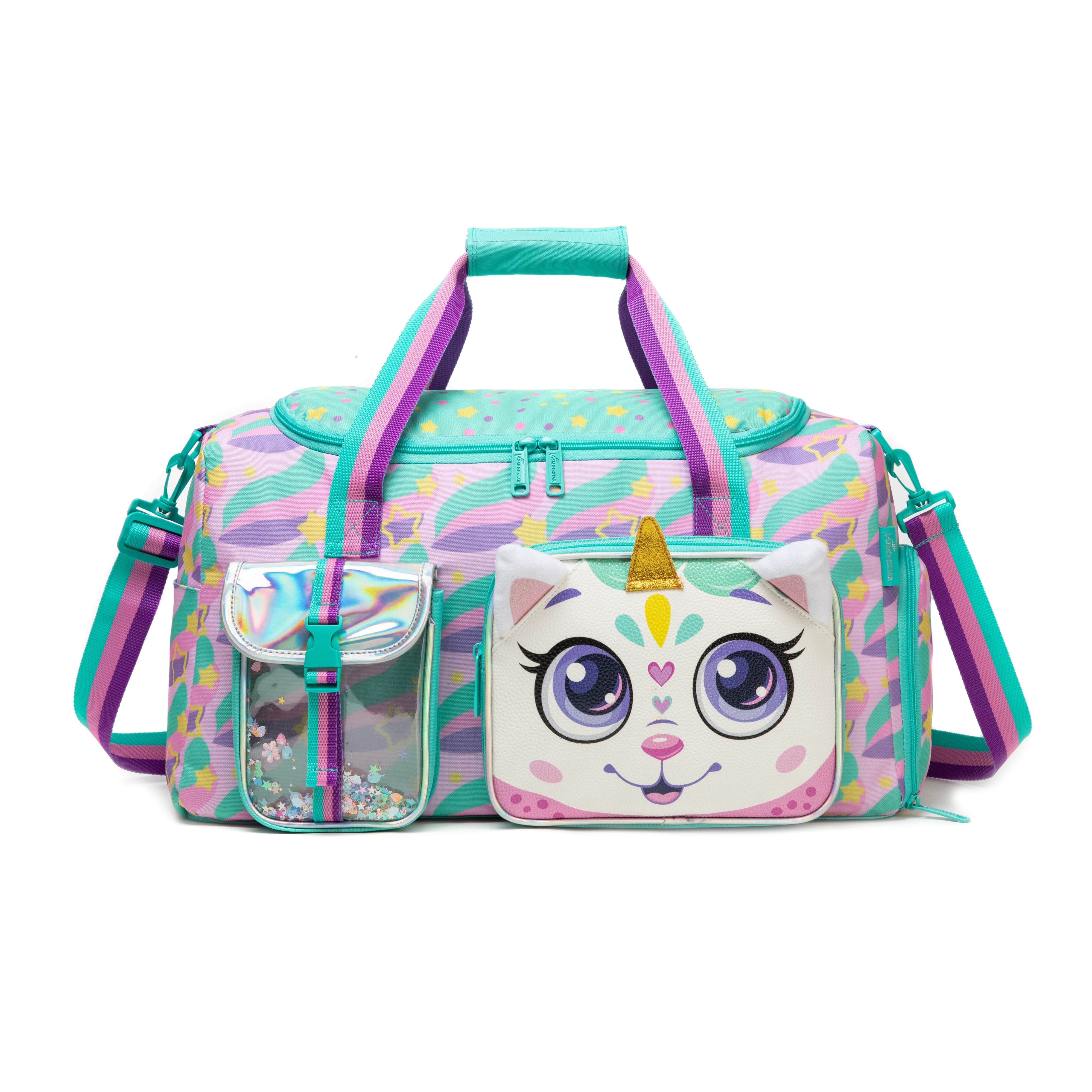 Unicorn Girls Duffle Dance Bag with Shoe Compartment,Kids Carry on ...