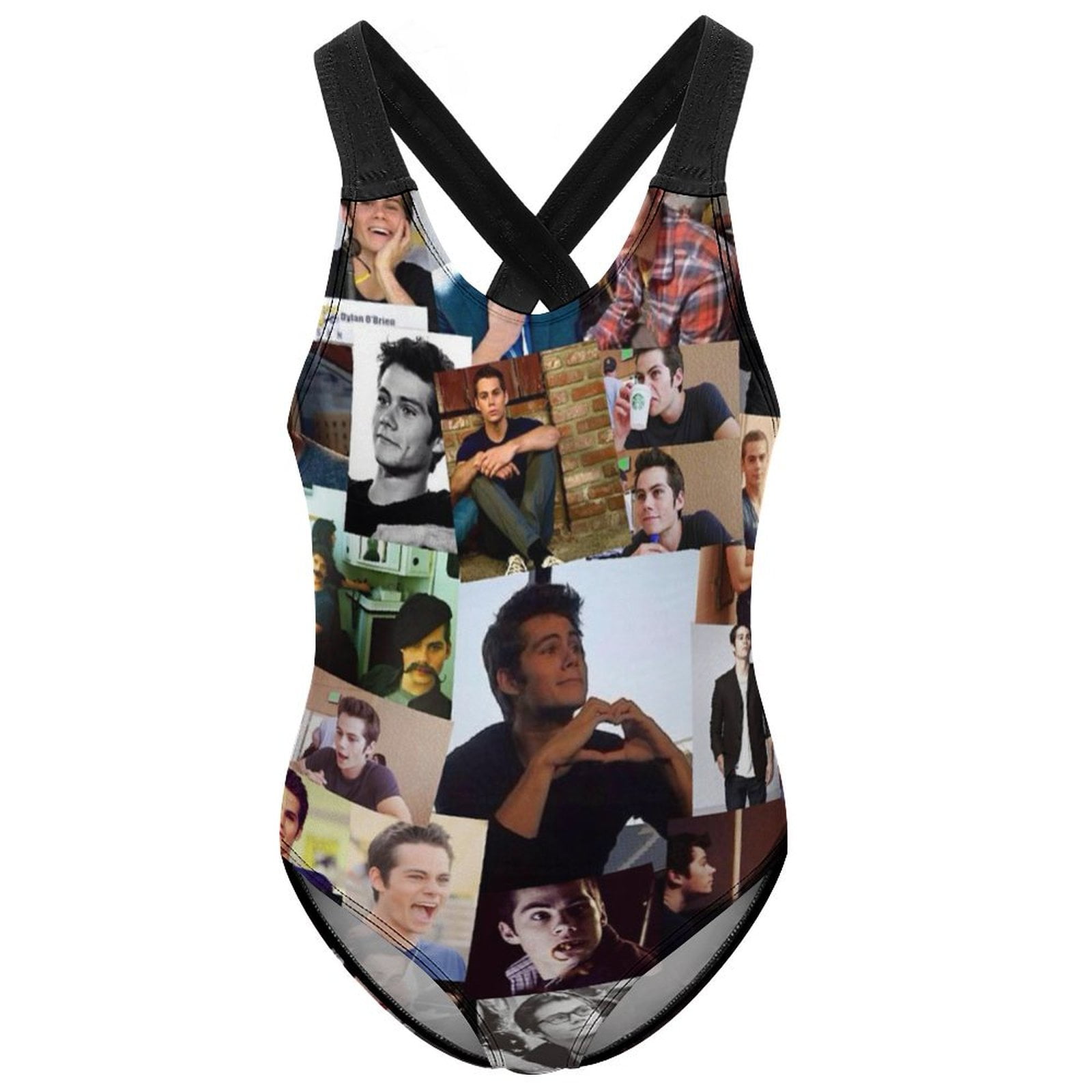Girls Dylan O-Brien One Piece Swimsuits Bathing Suits Cross Back ...