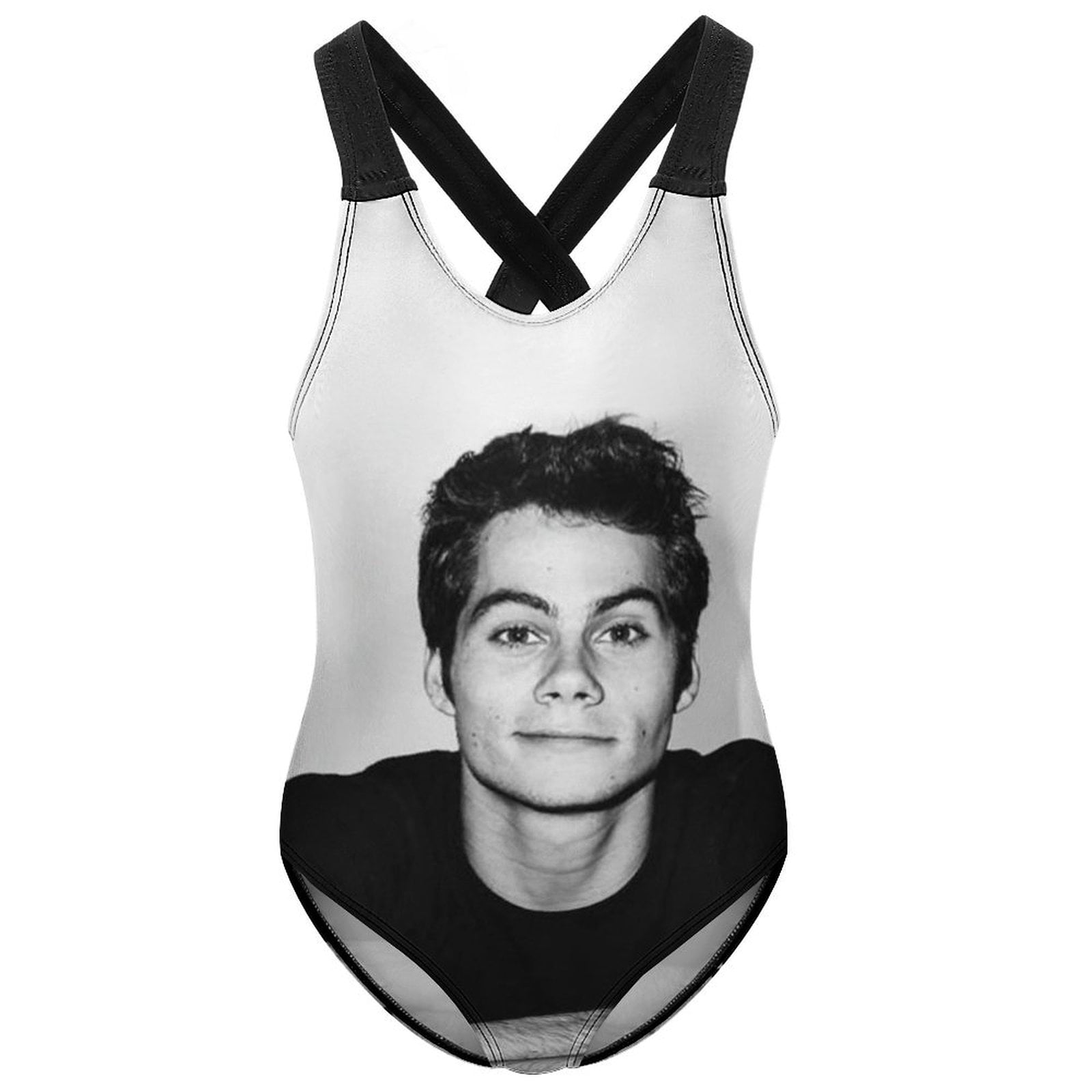 Girls Dylan O-Brien One Piece Swimsuits Bathing Suits Cross Back ...
