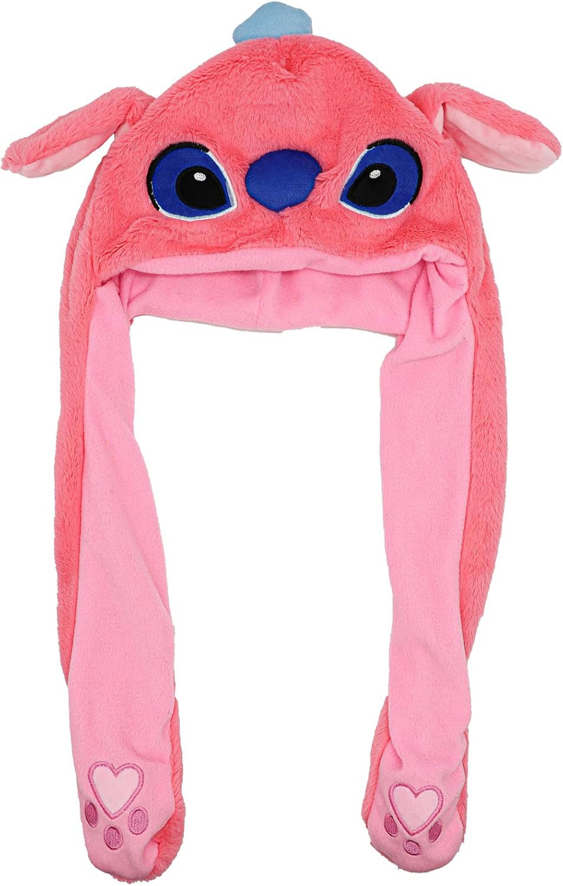 Girls Ear Moving Jumping Hats Warm Plush Rabbit Winter Caps Cute Bunny ...