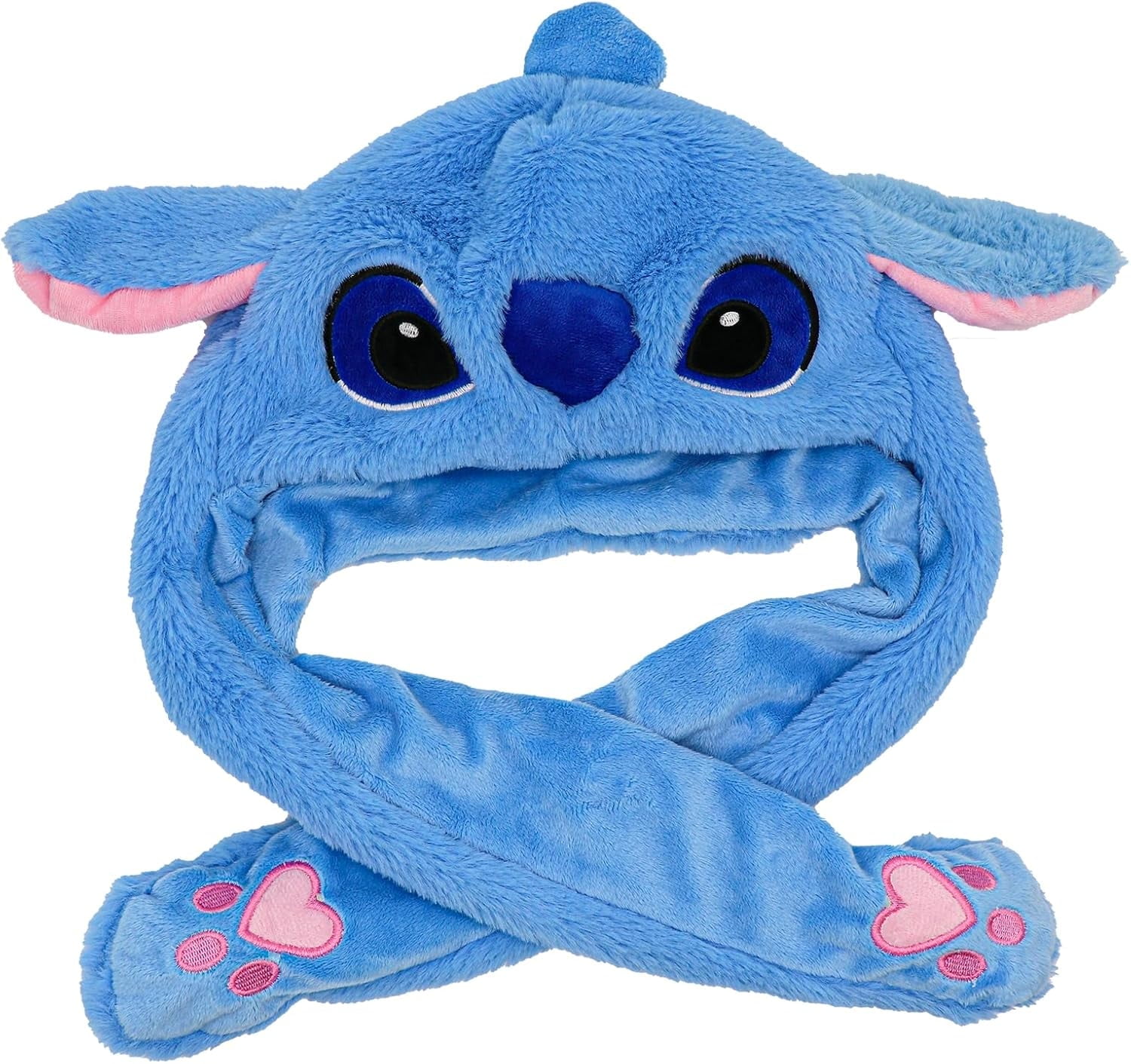 Girls Ear Moving Jumping Hats Warm Plush Rabbit Winter Caps Cute Bunny ...