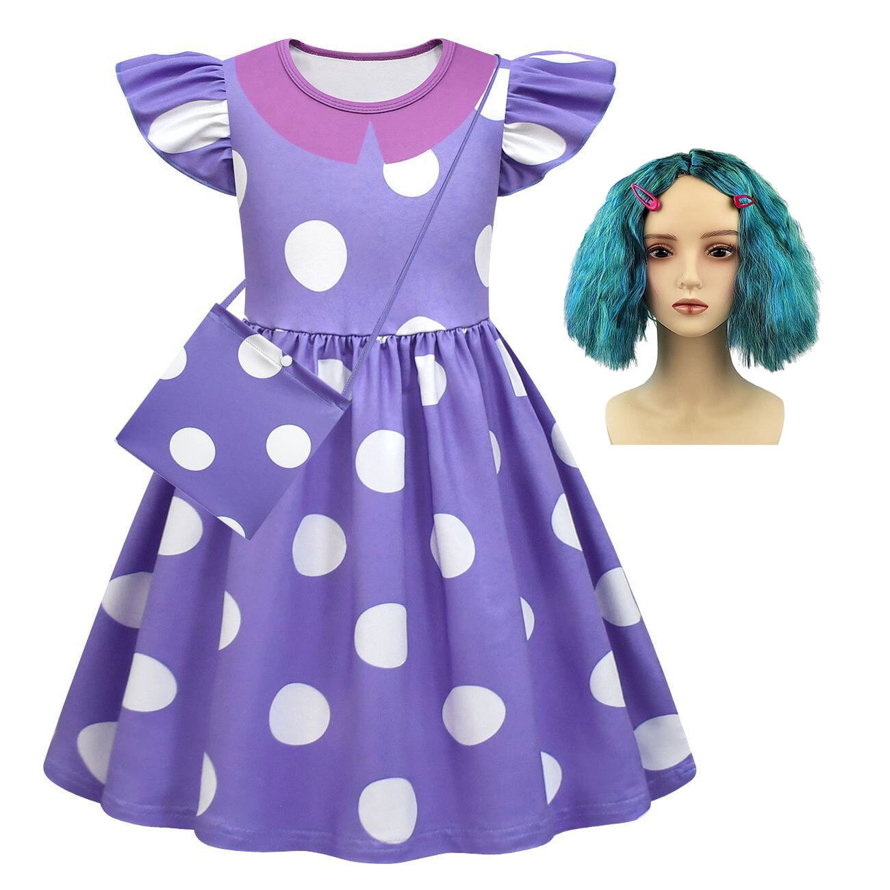 Girls Envy Sleeveless Costume Halloween Movie Cosplay Dress Up for 3-9Y ...