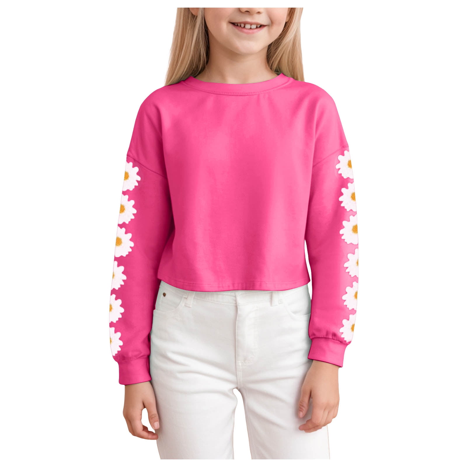 Girls Fall Outfits Size 10-12 Kids Lightweight Solid Color Pullovers ...