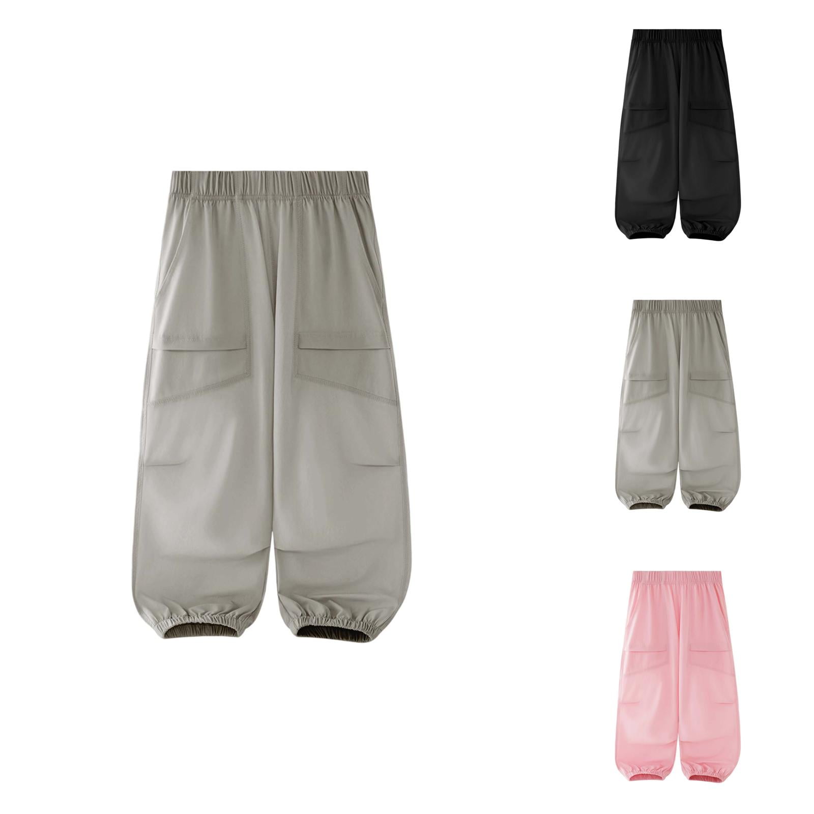 Girls Fashion Girls Pants Girls Pants For Everyday Wear Cargo Joggers ...