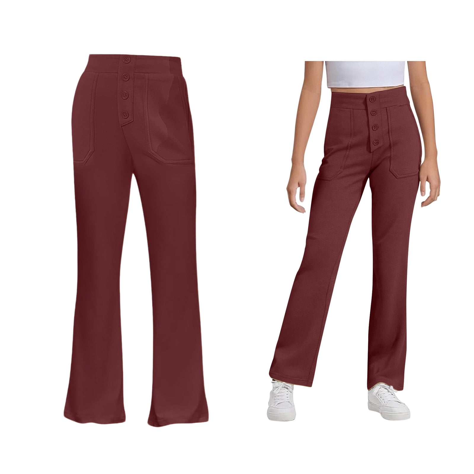 Girls' Fashion Girls Dress Pants Lightweight Breathable Kids Uniform ...