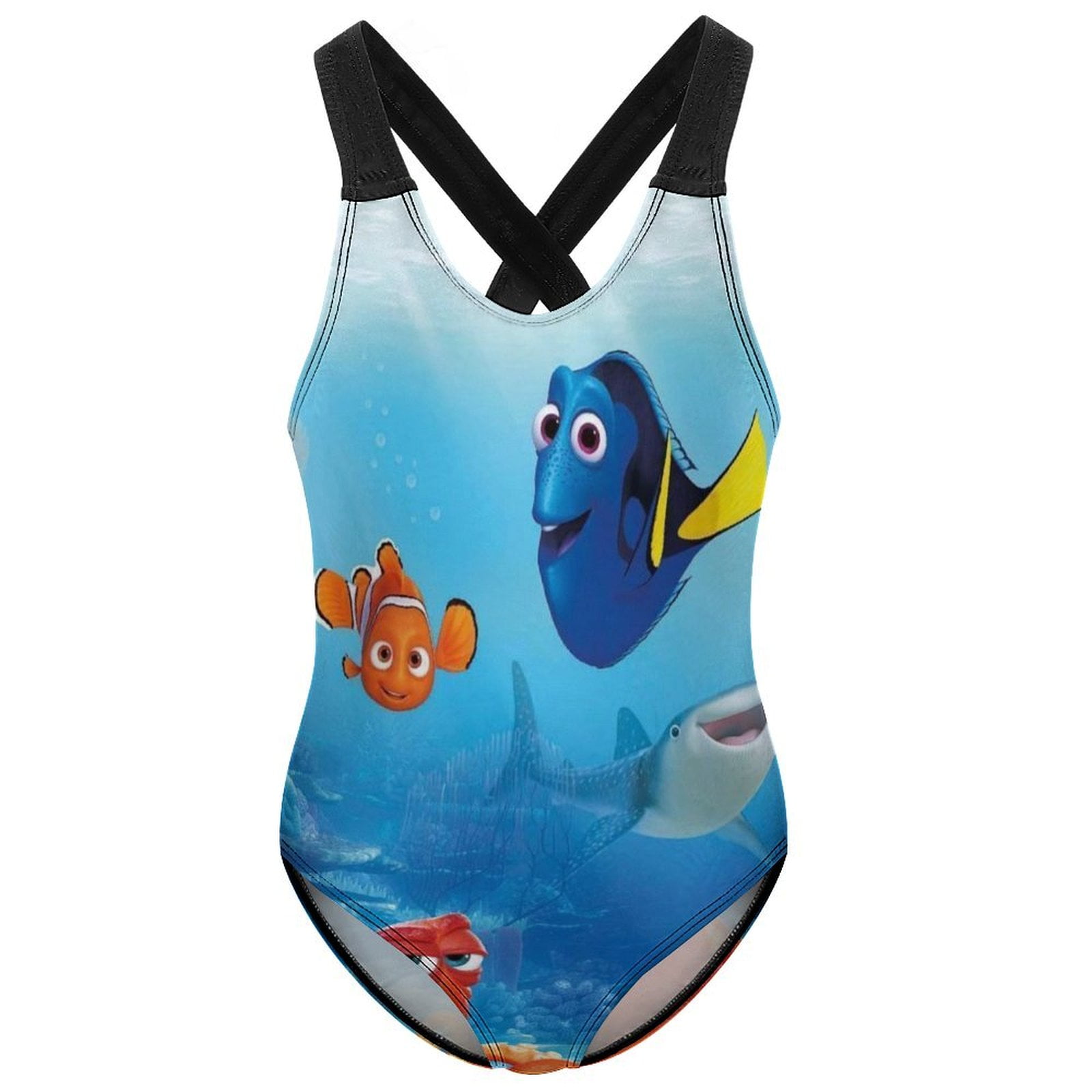 Girls Finding Nemo Swimsuit One Piece Bathing Suit for Girls Swimwear ...