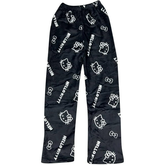 Girls Flannel Pants Winter Fleece Lined Warm Lounge Pants Kids Cozy ...