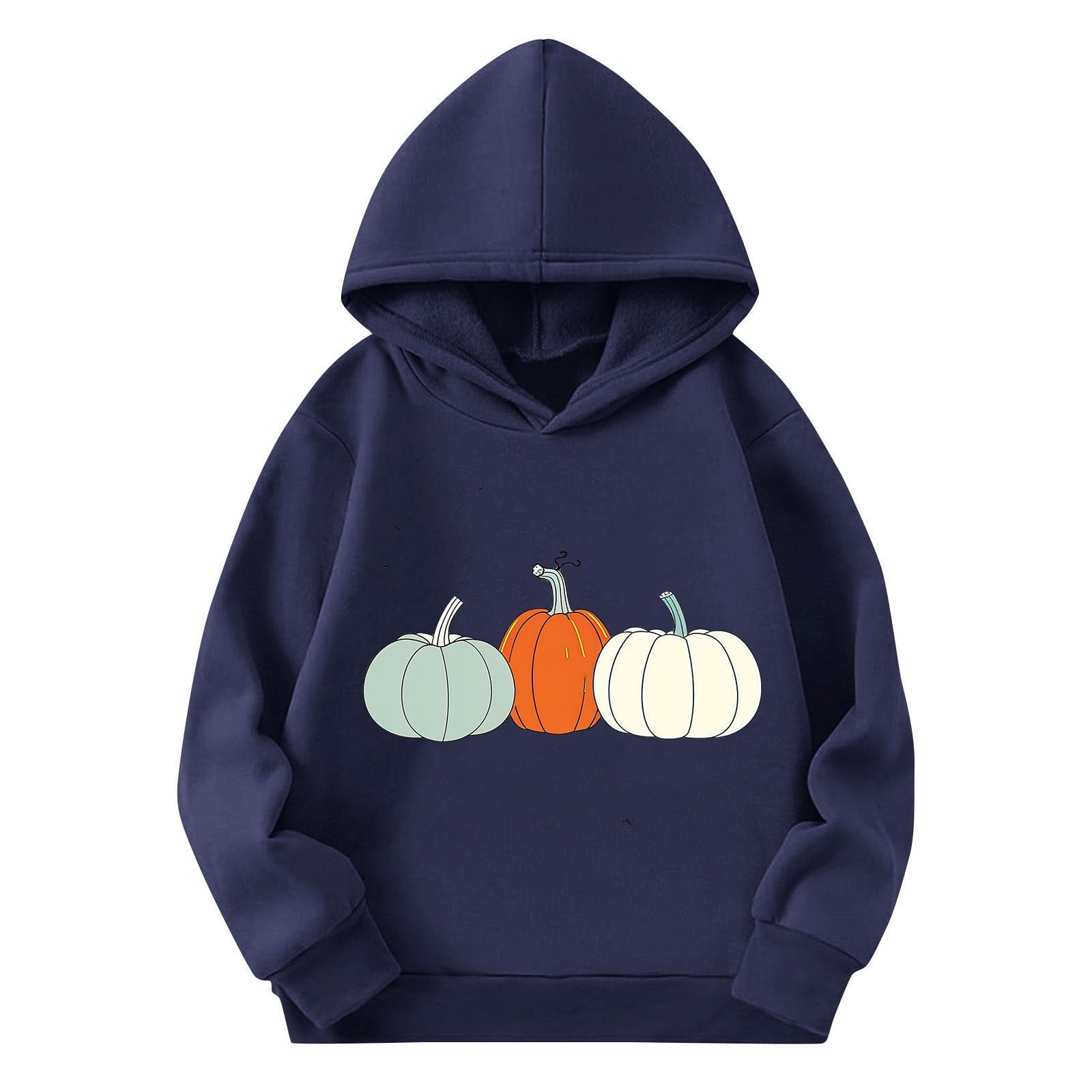 Girls Fleece Hoodie Warm Long Sleeve Winter Casual Solid Color Tops for ...