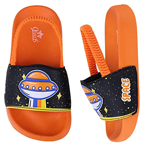 Girls Flip Flops Boys Summer Slippers Kids Glitter Sliders Beach ...