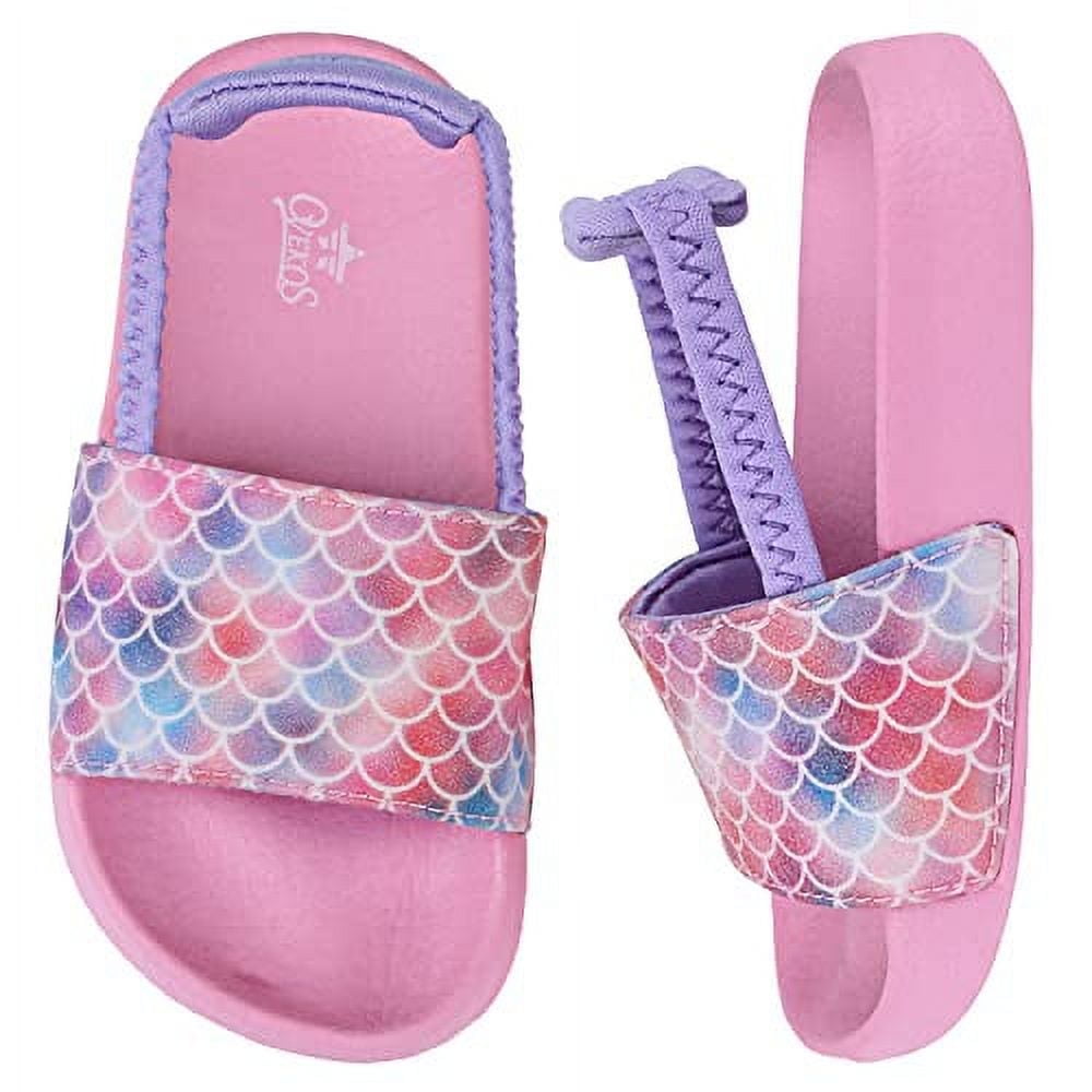 Girls Flip Flops Boys Summer Slippers Kids Glitter Sliders Beach ...