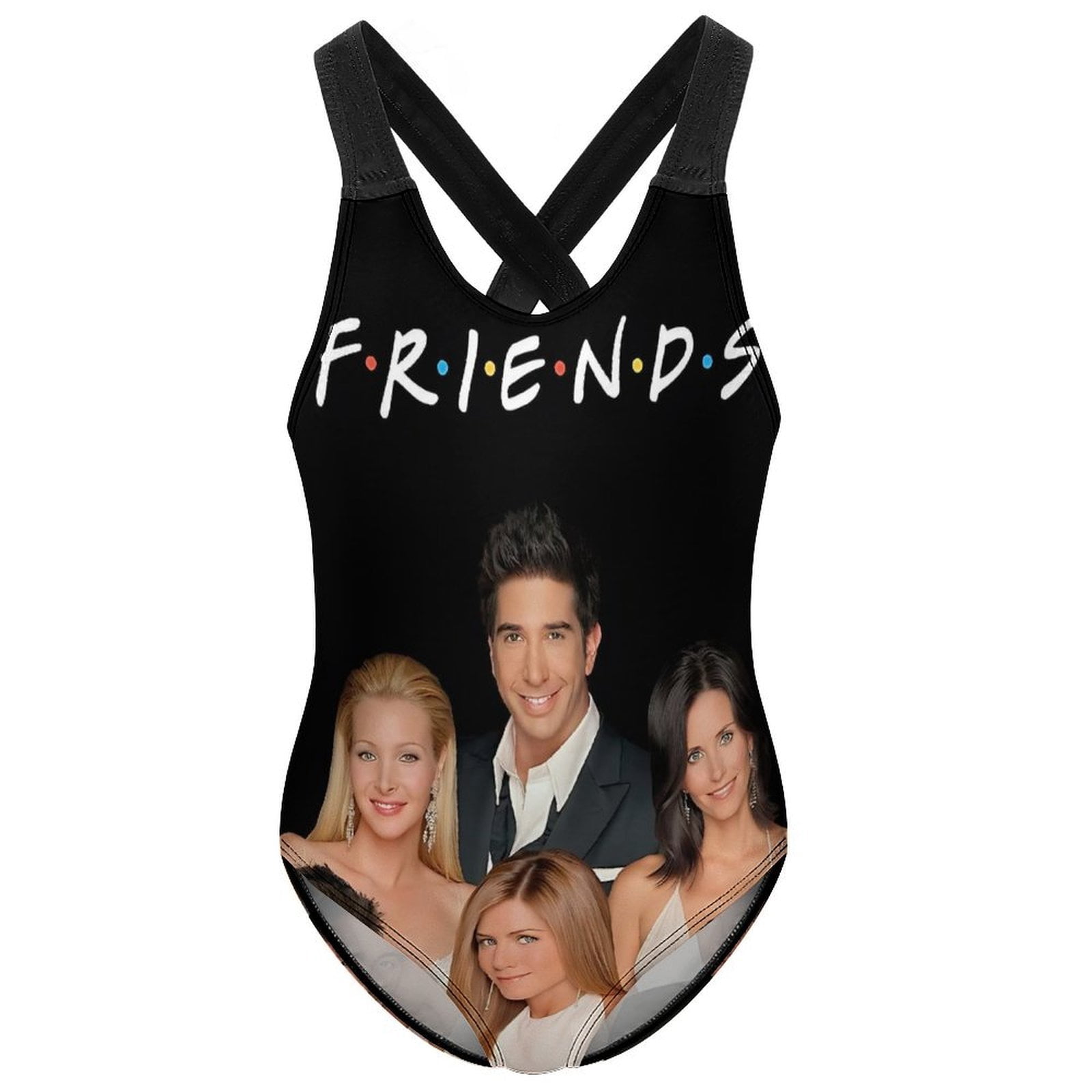 Girls Friend TV Show One Piece Swimsuits Bathing Suits Cross Back ...