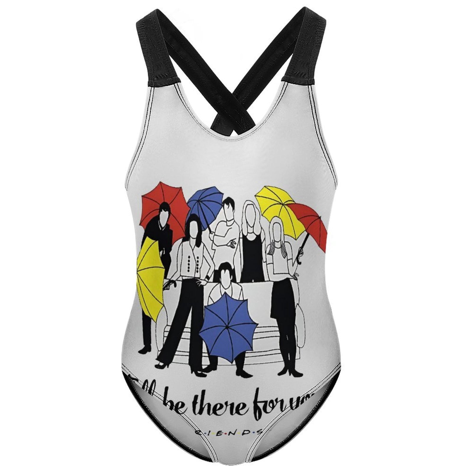 Girls Friend TV Show One Piece Swimsuits Bathing Suits Cross Back ...