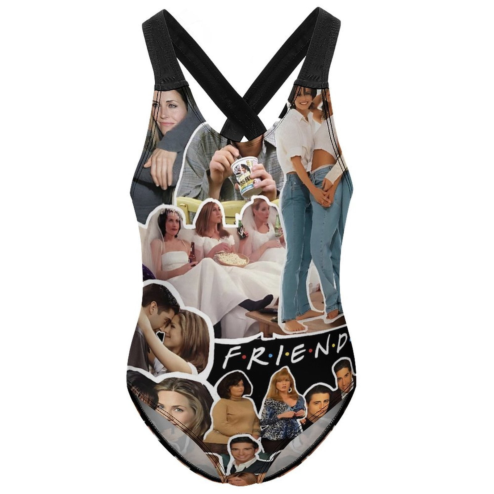 Girls Friend TV Show One Piece Swimsuits Bathing Suits Cross Back ...