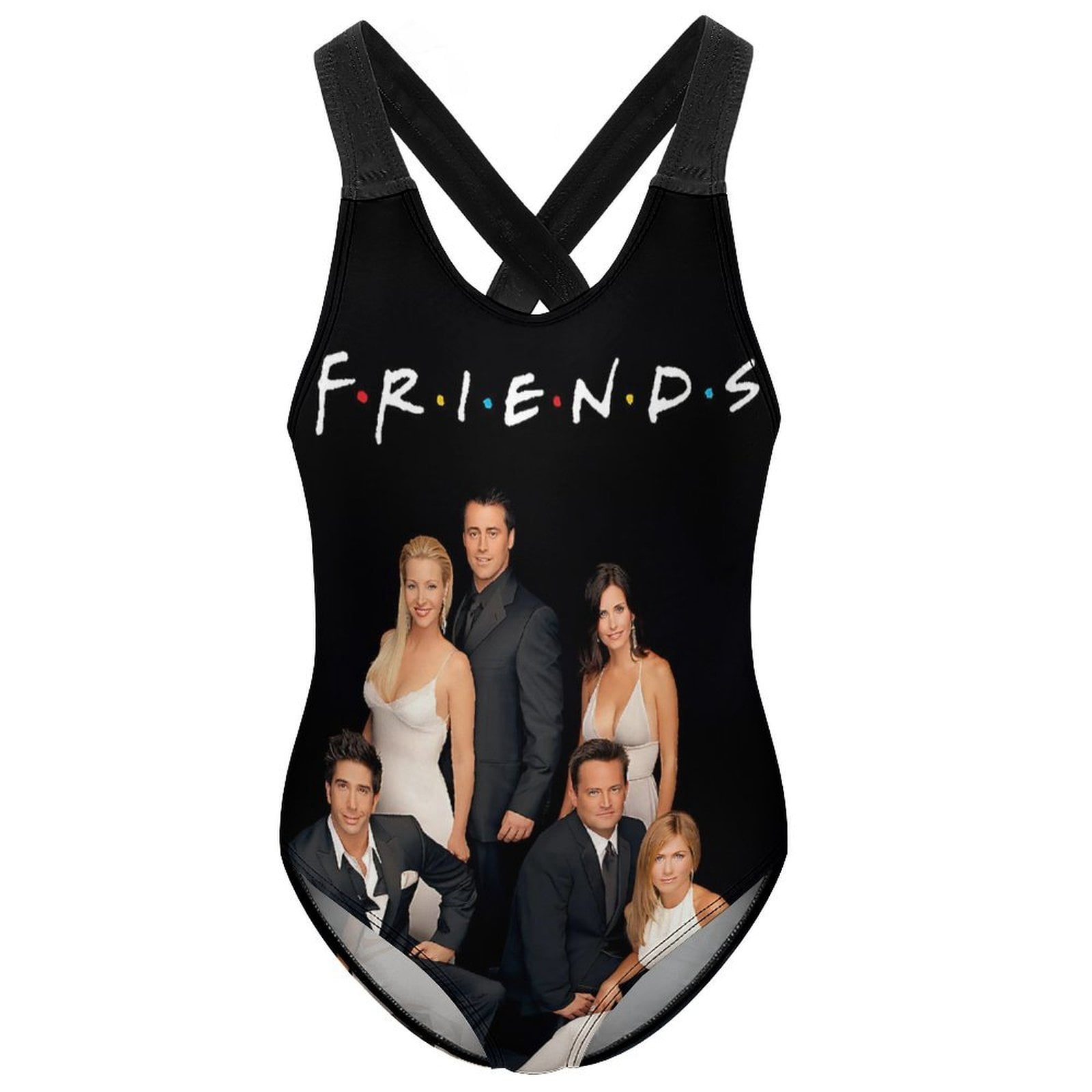 Girls Friend TV Show One Piece Swimsuits Bathing Suits Cross Back ...