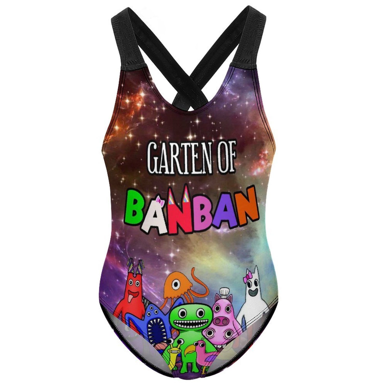 Girls Garden Monster Animal Banban One Piece Swimsuits Bathing Suits ...