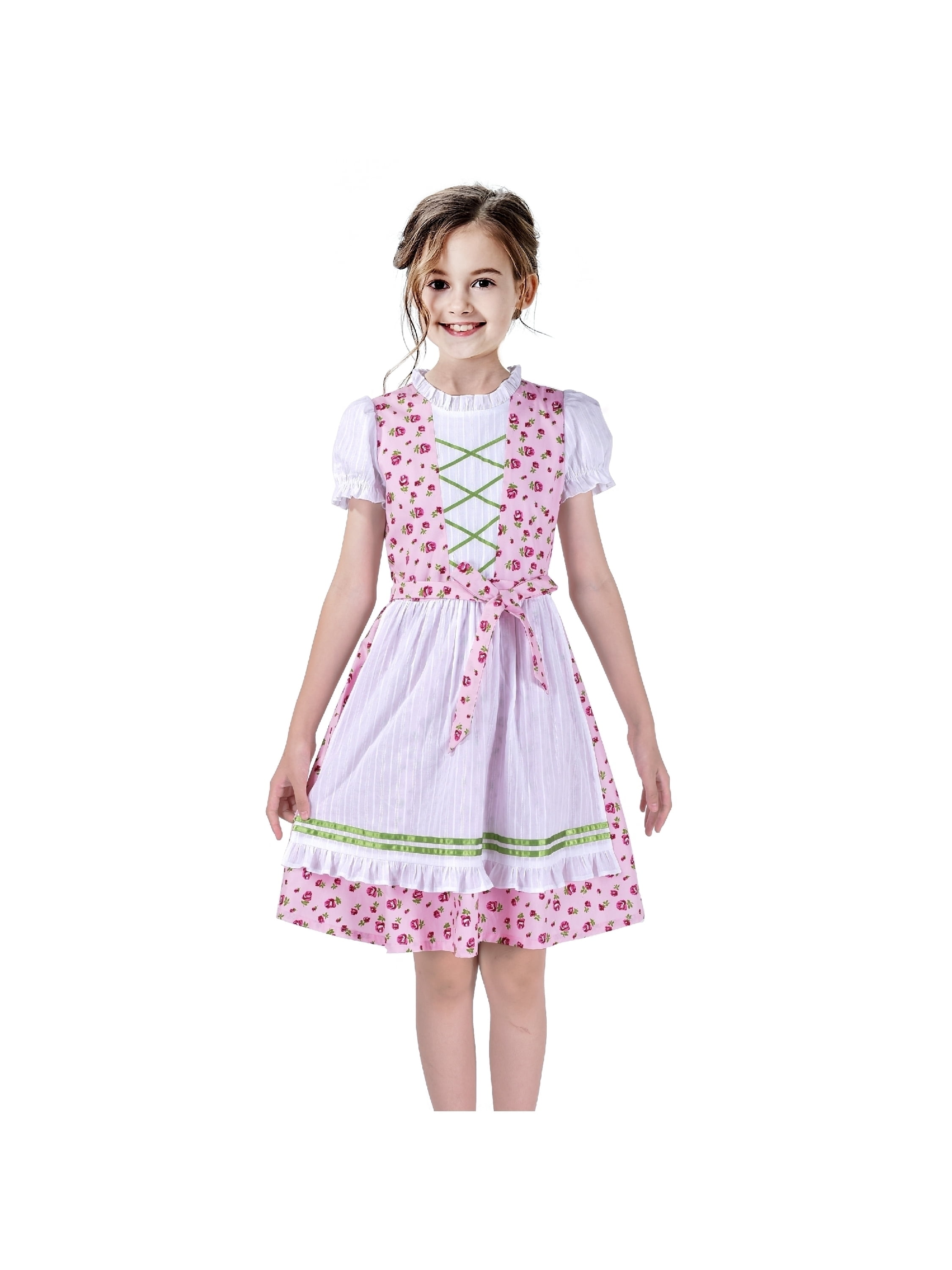 Girls Germany Dirndl Dress Costumes For Bavarian Oktoberfest Vintage ...