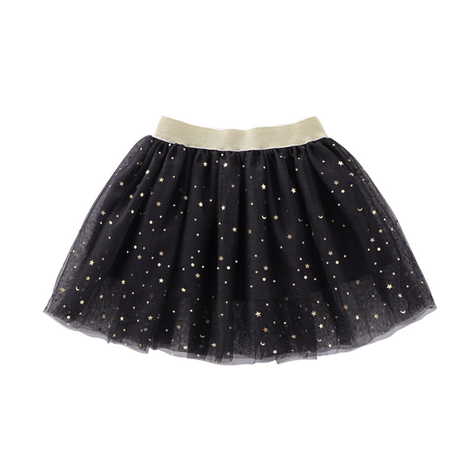 Girls Glitter Star Print Tutu Party Skirt Soft Dresses for Kids Toddler Ballet Dance Ages 1 10 ...