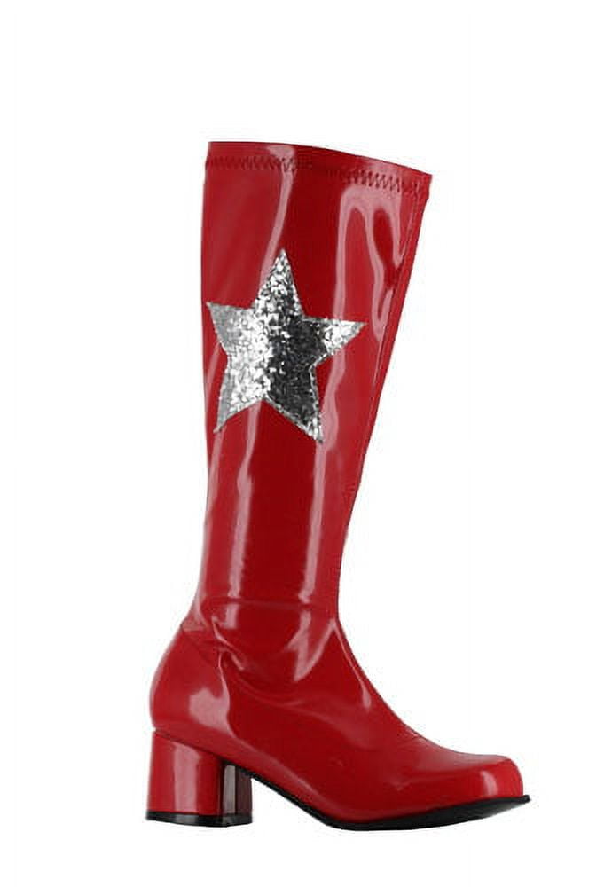Girls Gogo Boots With Star - Red Footwear Medium (sizes 13-1) - Walmart.com