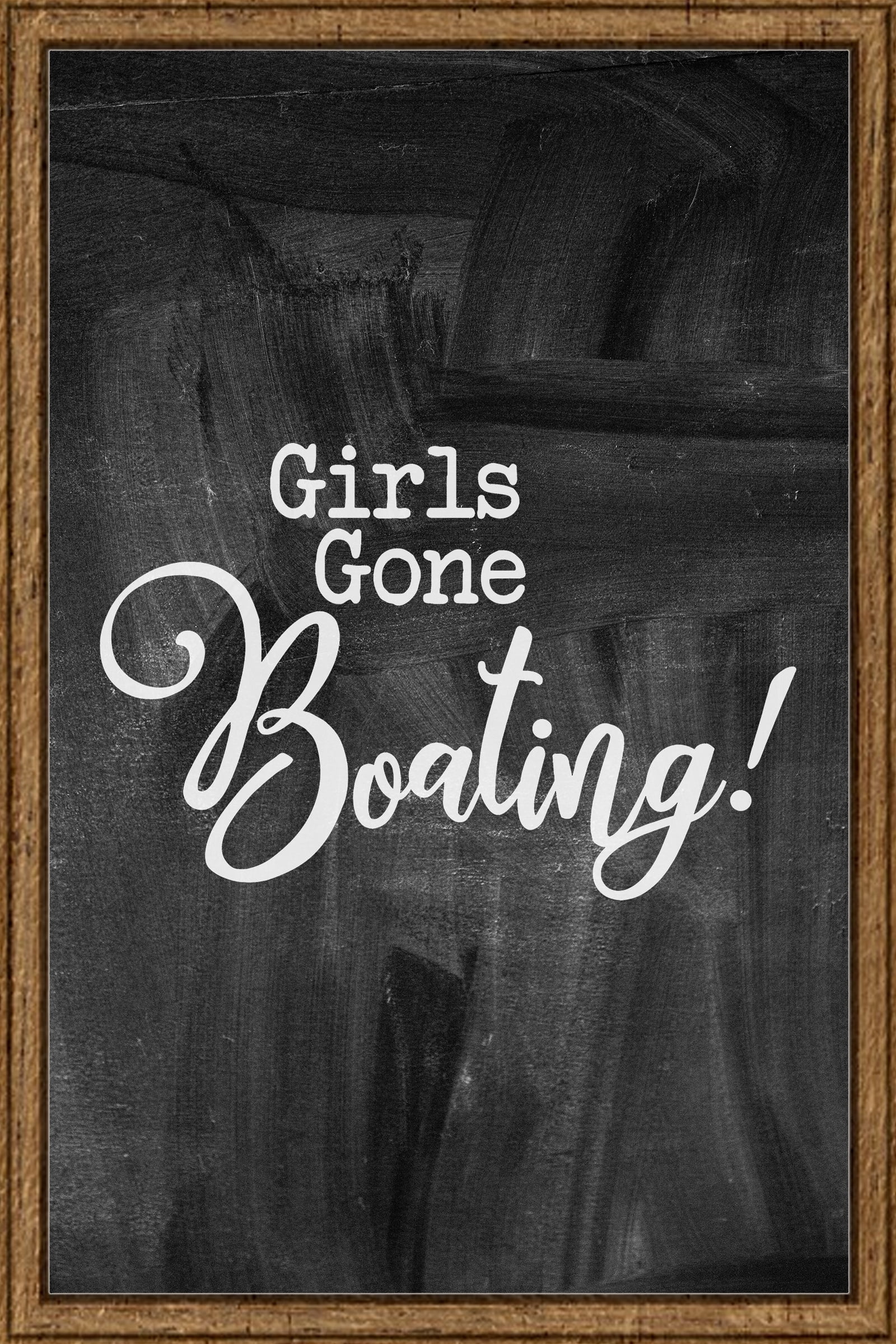 Girls Gone Boating! Summer Fun Beach Gear Lake Ocean Water Tin Sign ...