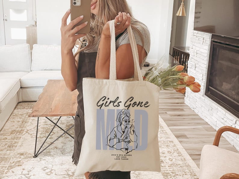 Girls Gone Mild Bachelorette Spa Tote | Girls Gone Mild Party Favor ...