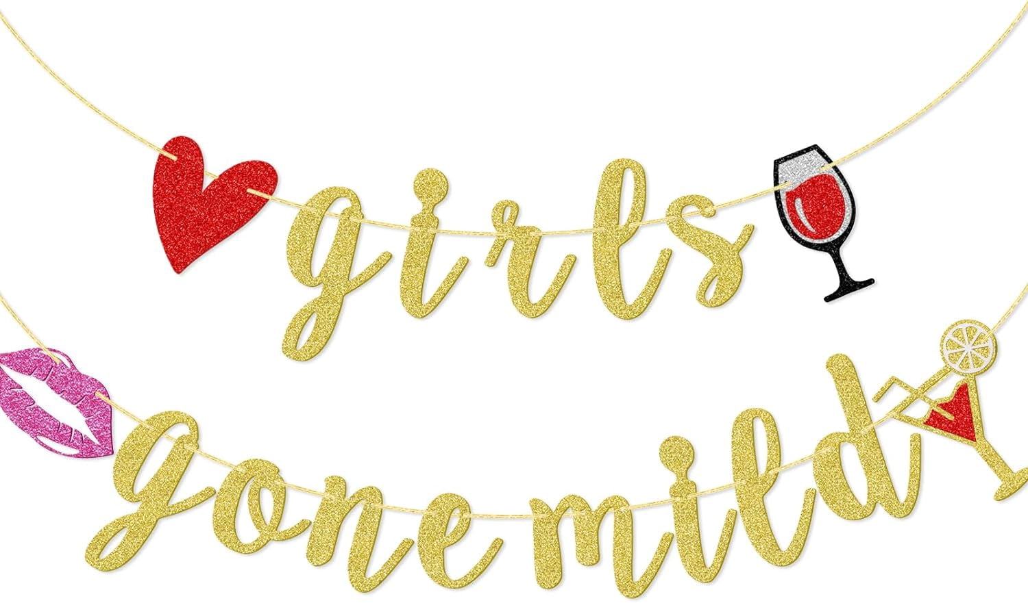 Girls Gone Mild Banner, Pre-assembled Girls Night Decorations for ...