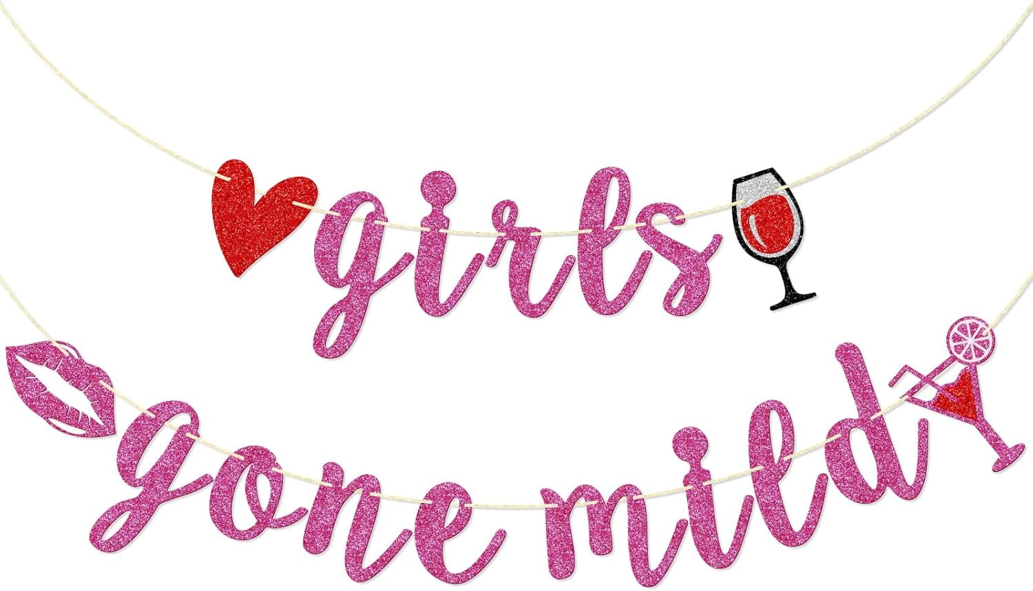 Girls Gone Mild Banner, Pre-assembled Girls Night Decorations for ...