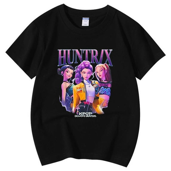 Girls Graphic Short Sleeve T-Shirt Soft Cotton Round Neck Tee for Kids Daily Casual Wear Age 3 4 ...