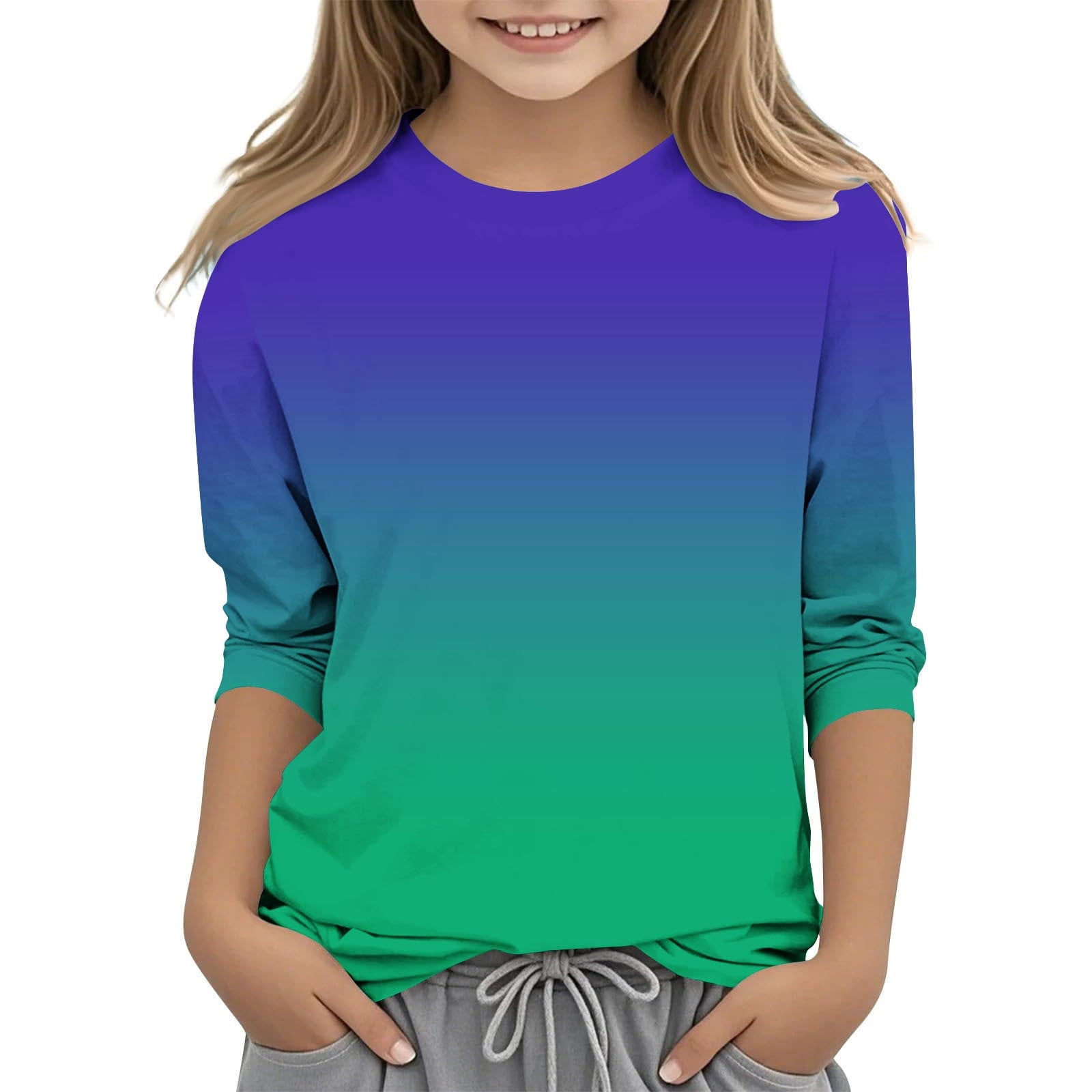 Girls Graphic Tees Girls Red Long Sleeve Shirt Clothes for 12 Year Old ...