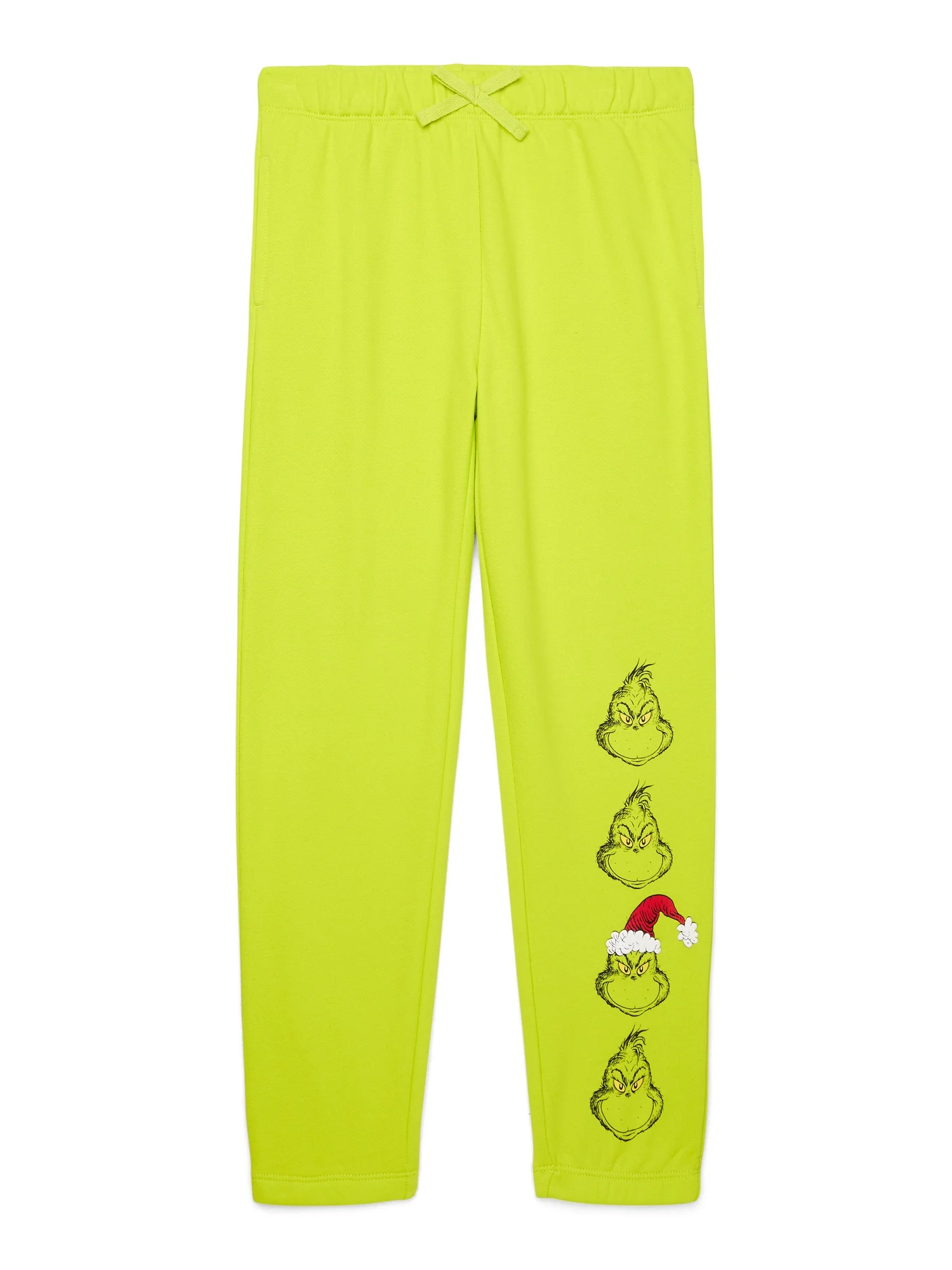 Dr. Seuss' The Grinch Girls Fleece Jogger Sweatpants, Sizes 4-16 ...