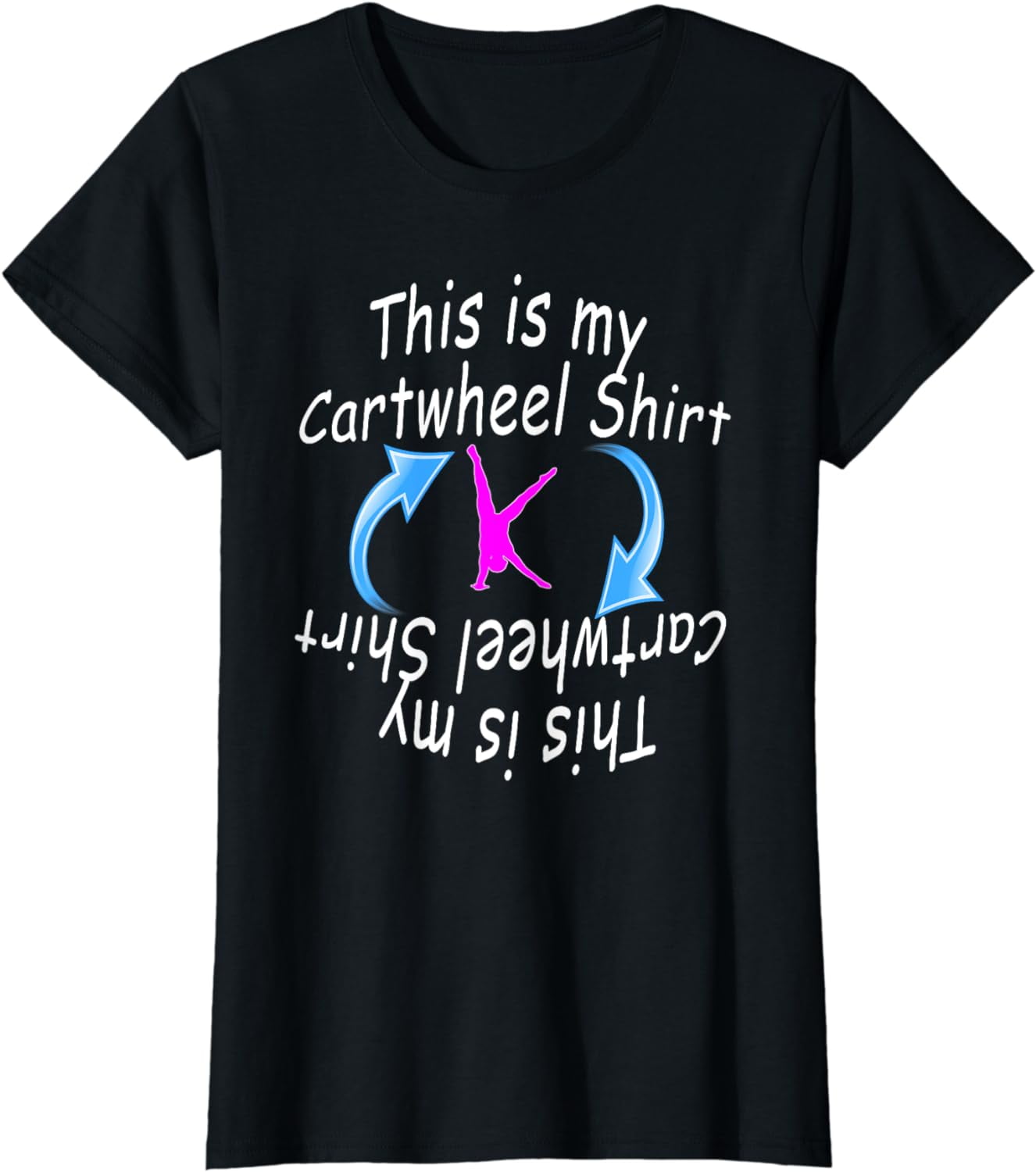 Girls Gymnastics This is My Cartwheel Fun Gift T-Shirt - Walmart.com