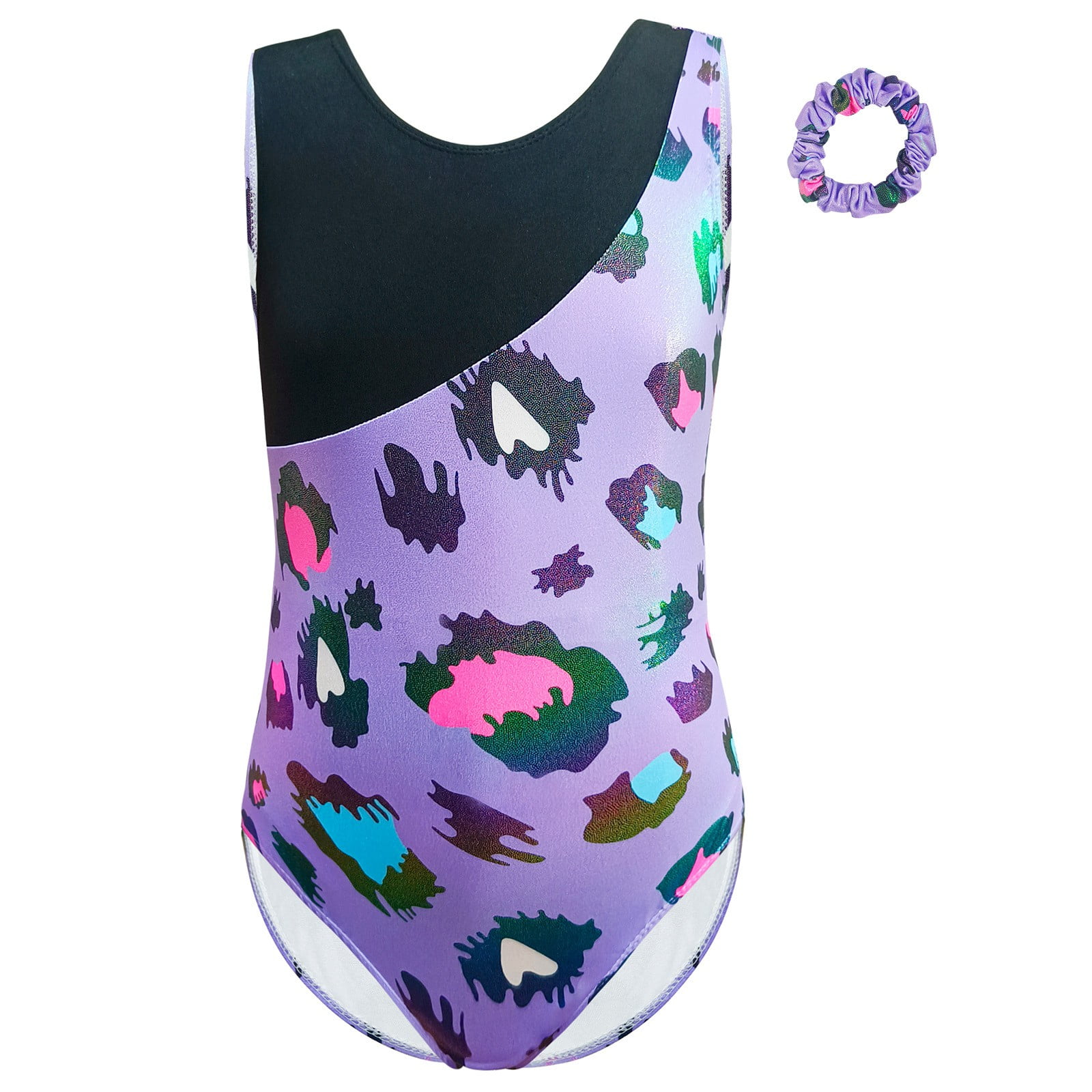 Girls' Gymnastics Vest Training Costume Barb Performance Dance Costume ...