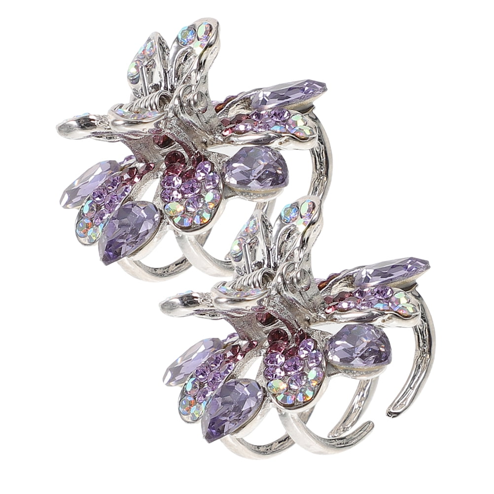 Eease 2pcs Small Claw Hair Clips Little Girls Hair Clips Bangs Claw ...