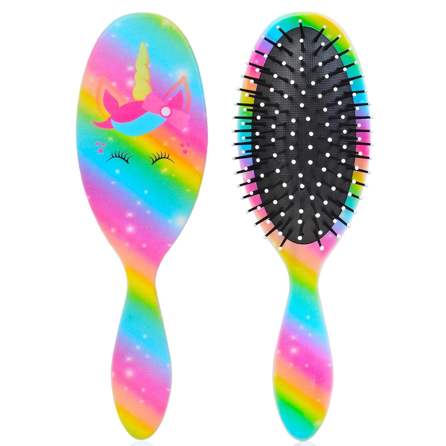 MaciRept Girls Hair Brush, Detangling Brush for Kids, Wet/Dry Hair ...