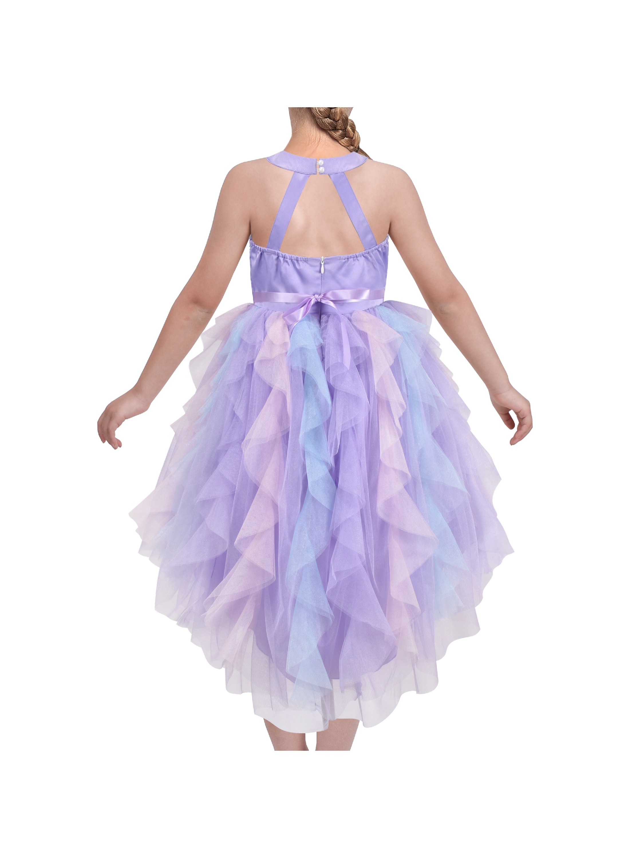 Mufeng Kids Girls Shiny Sequins Halter Neck Jumpsuit Pageant Romper ...