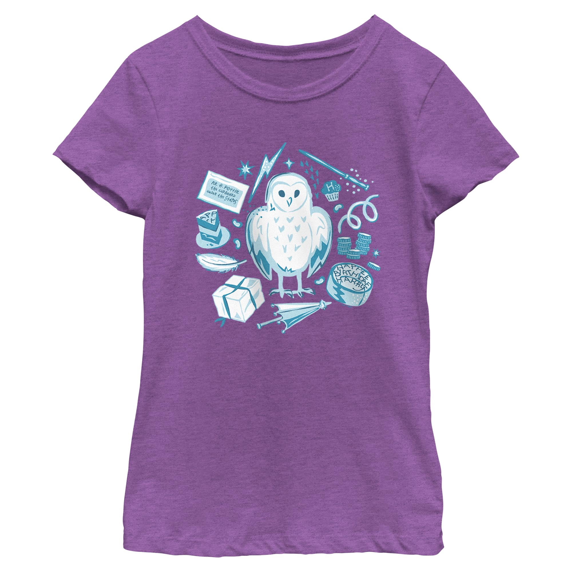 Girls Harry Potter Hedwig Cute And Adorable Doodles T Shirt - Walmart.com