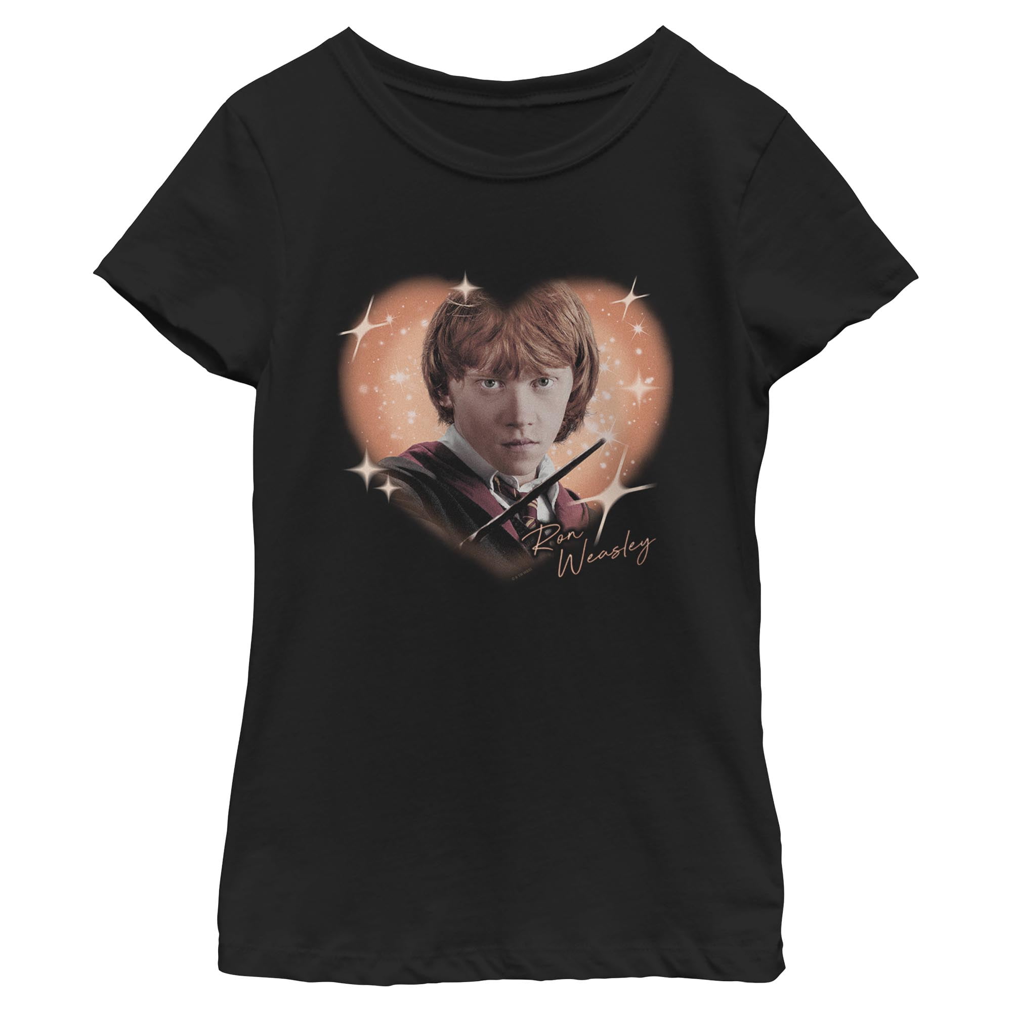 Girls Harry Potter Ron Weasley Ginger Heart T Shirt - Walmart.com